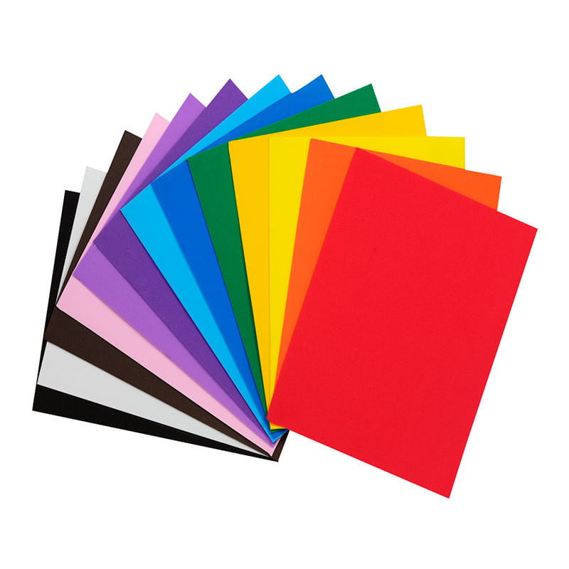 Foami Carta Colores Surtidos C/24 Fm-24-Primera