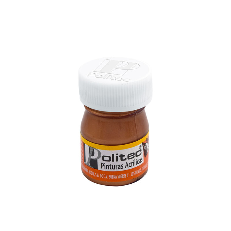 Pintura Acrilica Politec 20Ml Bronce 14404