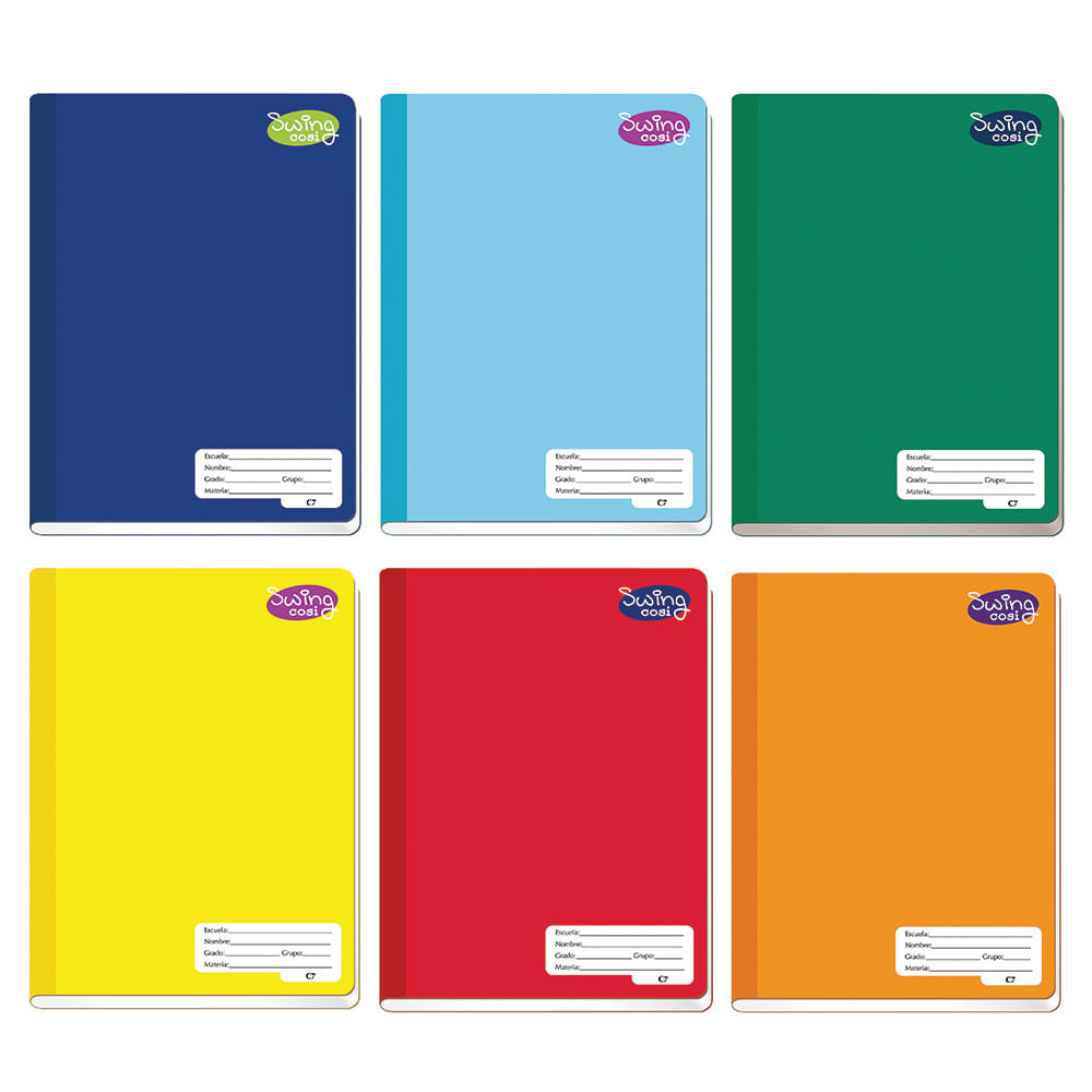 Cuaderno Cosido Profesional 100H C-7 Swing Cosi 08243