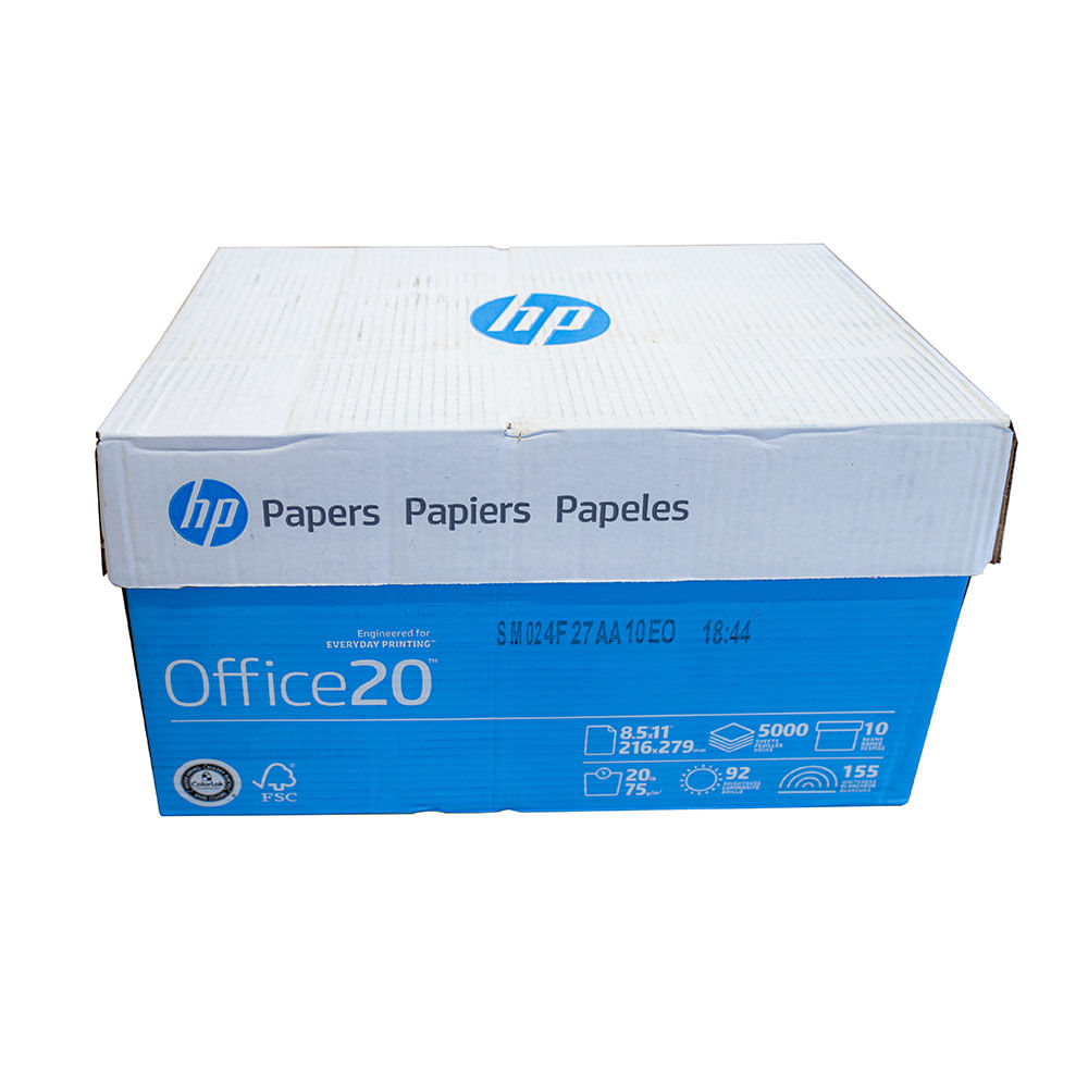 Papel Hp Office Carta Blco 37K Caja 10 Paquetes 11210-0