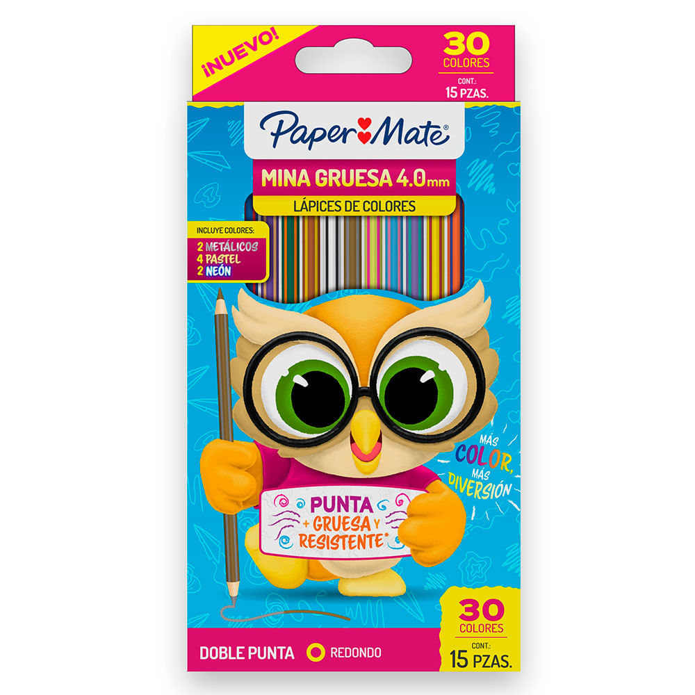 Lapices De Color 15X30 Doble Punta Paper Mate 2182613